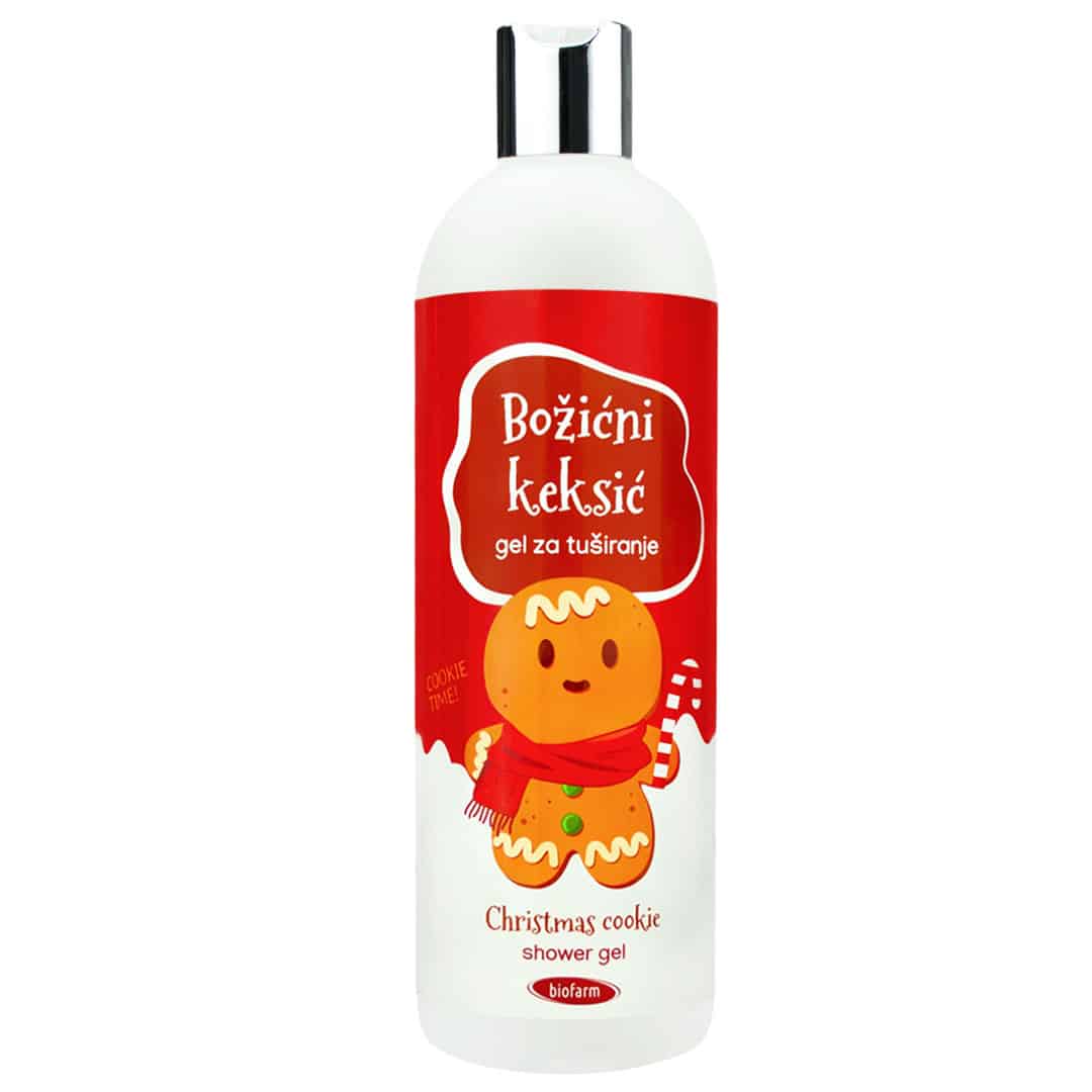BIOFARM Božićni keksić gel za tuširanje 500ml - Apotekaweb by Anapharm
