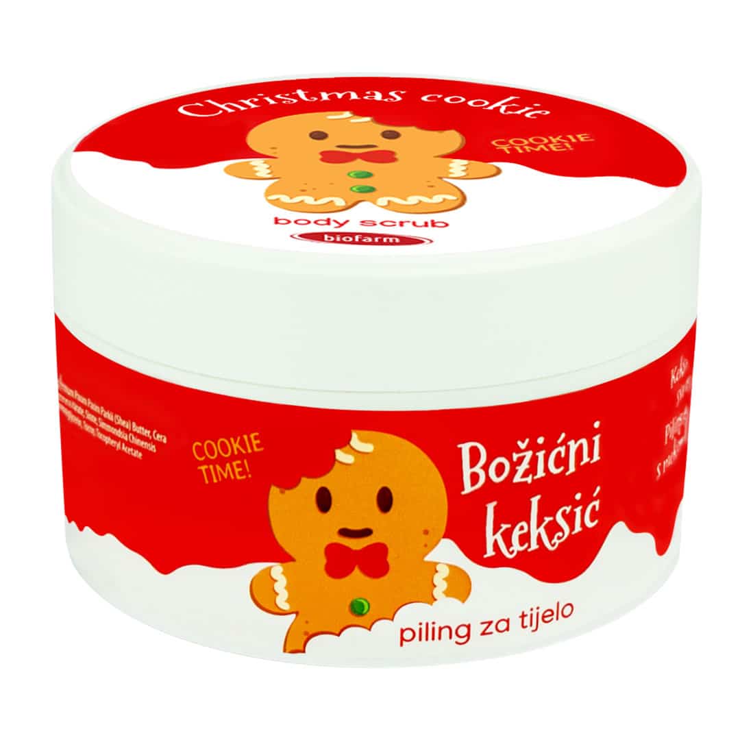 BIOFARM Božićni keksić piling za tijelo 200ml - Apotekaweb by Anapharm