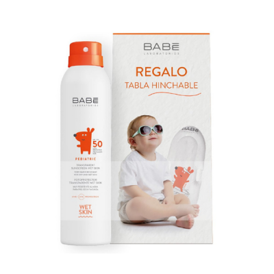 LABORATORIOS BABÉ Pediatric Sun Transparent Sunscreen Wet Skin SPF50 ...